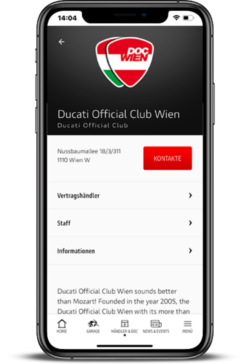 Ducati — My Ducati
